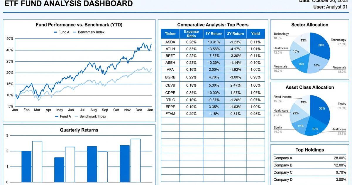 Mutual Fund Comparison Tool: Compare Holdings, Fees & Returns Side by Side