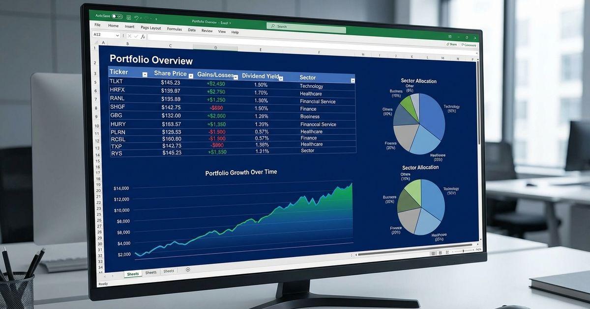 Stock Portfolio Tracker Excel: Complete Investment Dashboard Guide 2026
