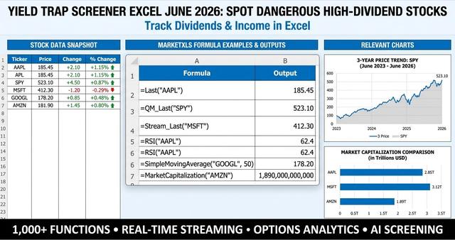 Yield Trap Screener Excel: Spot Dangerous High-Dividend Stocks (2026 ...
