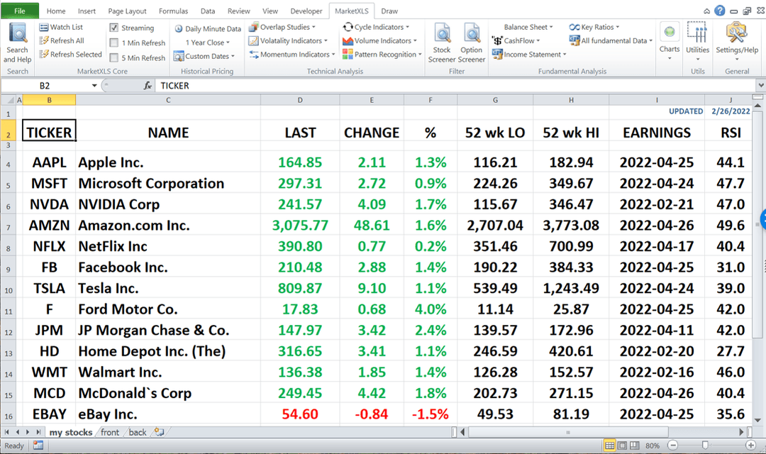 How to Insert Stock Price in Excel for Real-Time Quotes